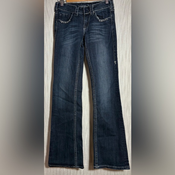Cowgirl Tuff | Jeans | Cowgirl Tuff Dark Blue Flare Jeans | Poshmark
